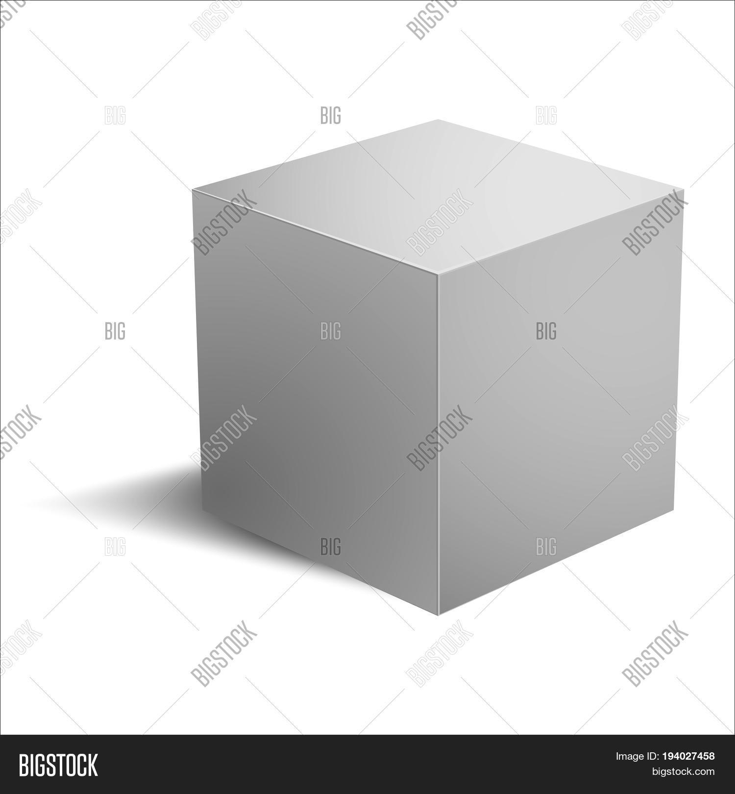 Realistic Cube Shadow Vector & Photo (Free Trial) | Bigstock