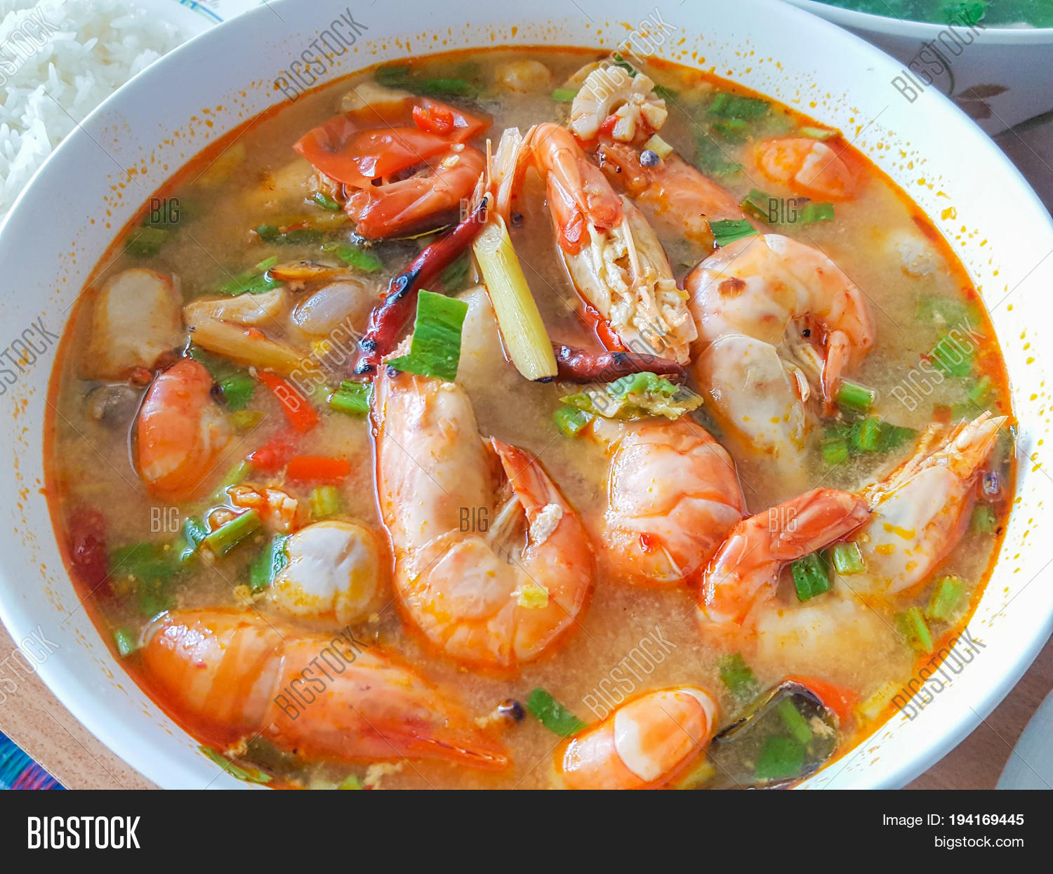 Homemade Tom Yum Koong Image & Photo (Free Trial) | Bigstock