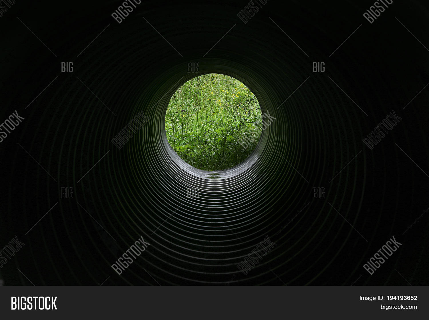 Tunnel Pipe - Exit Image & Photo (Free Trial) | Bigstock