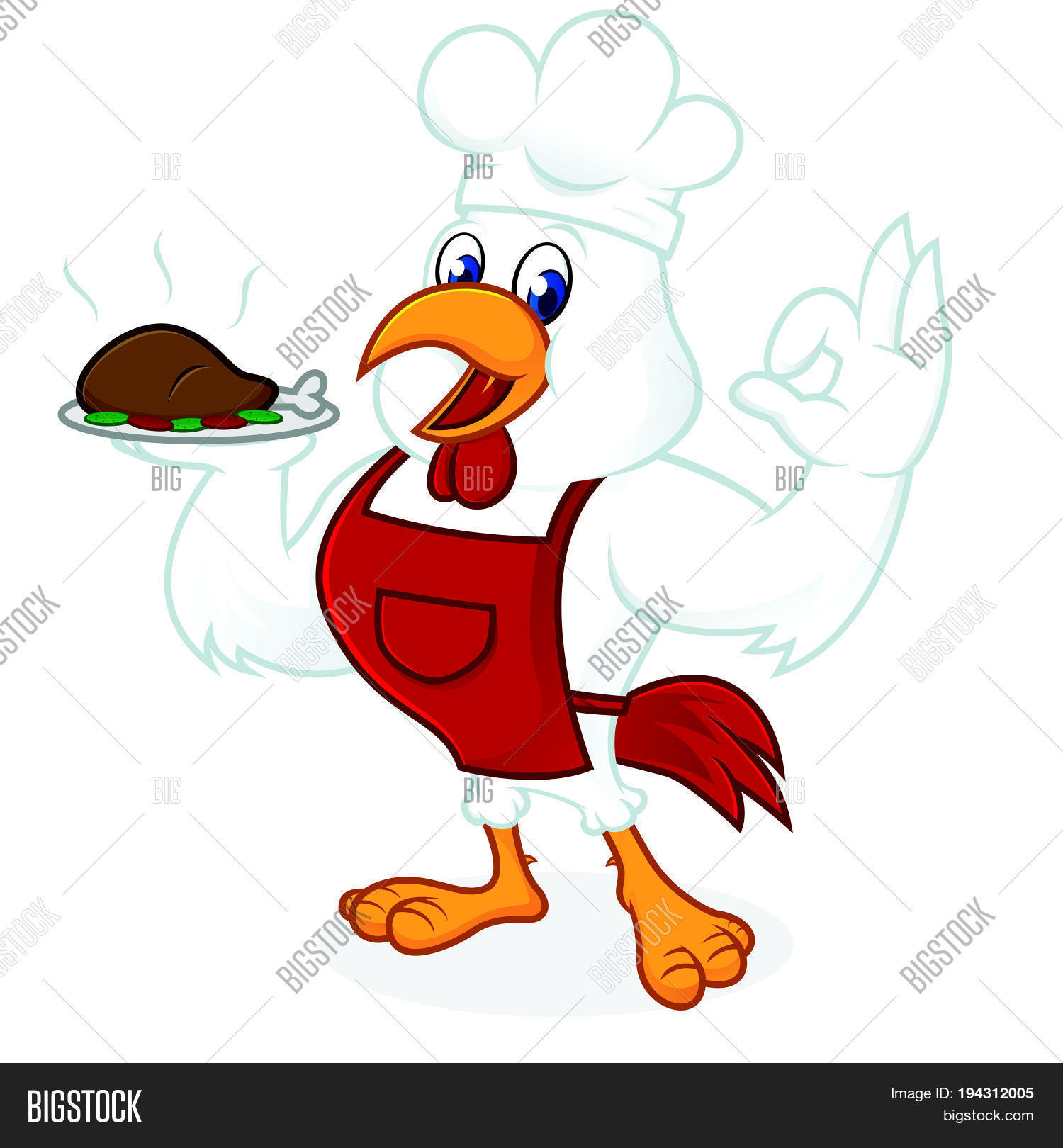 Chicken Cartoon Vector & Photo (Free Trial) | Bigstock