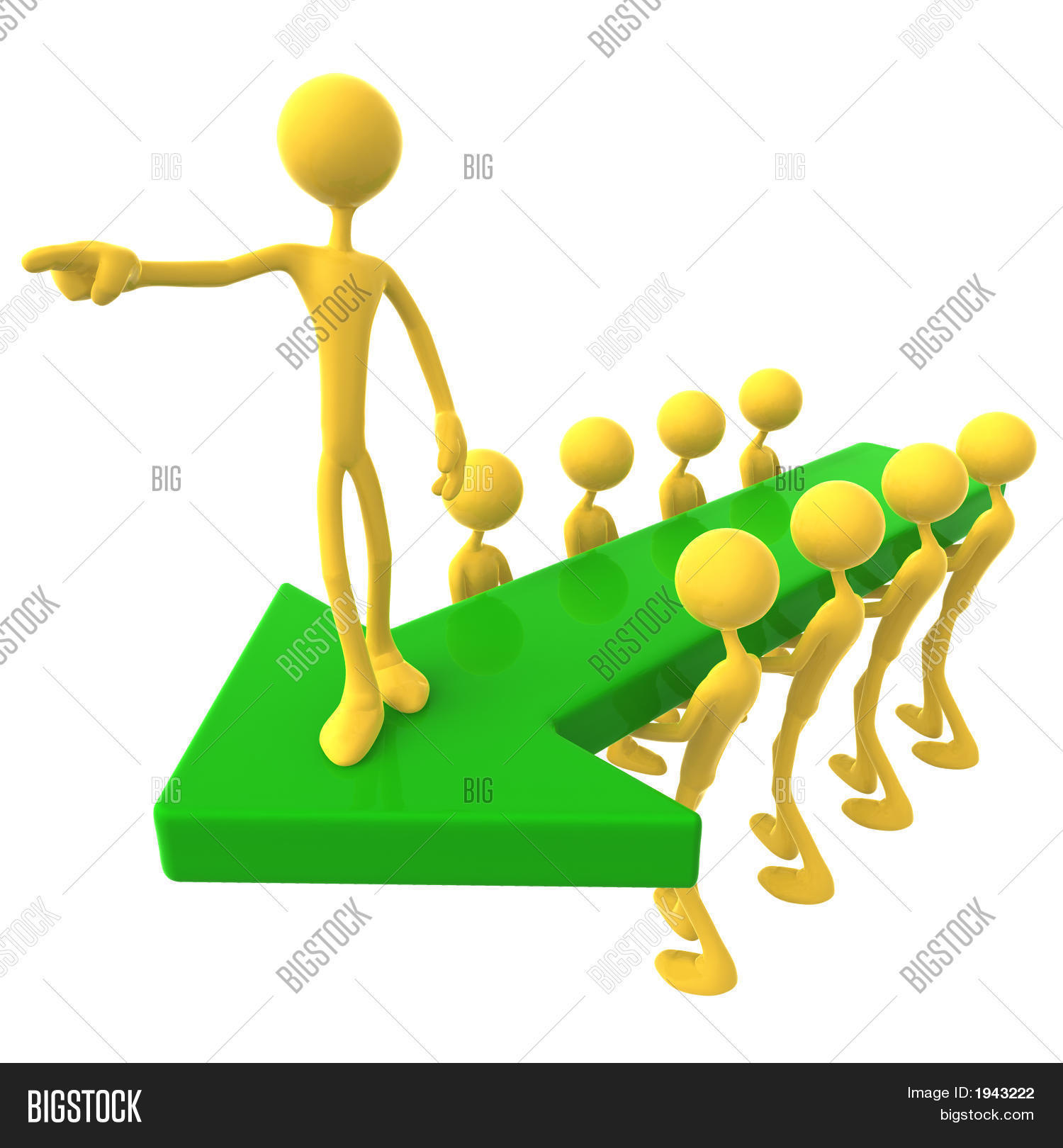 Guiding Arrow Leader Image & Photo (Free Trial) | Bigstock