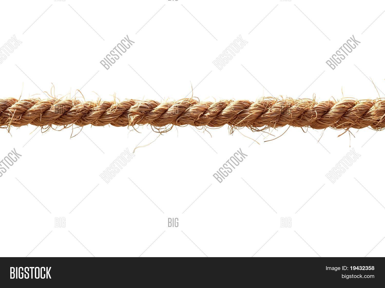 Hemp Rope Isolated On Image & Photo (Free Trial) | Bigstock