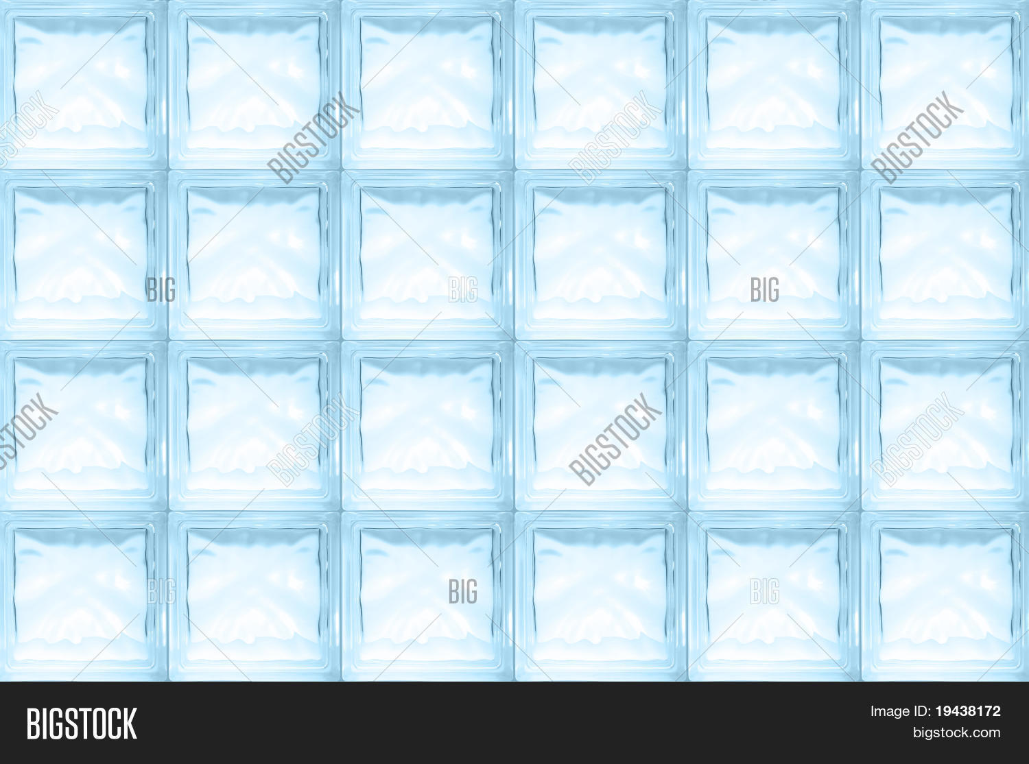 Seamless Blue Glass Texture