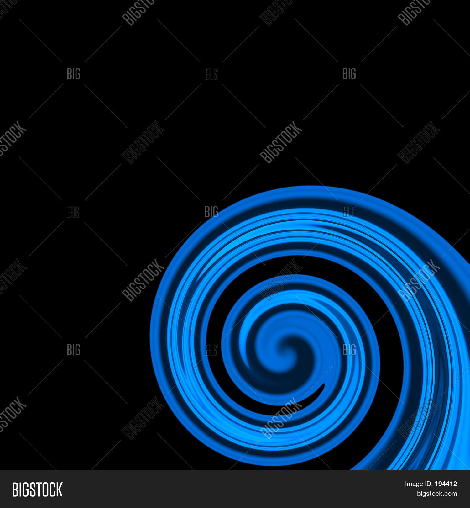 Blue Swirling Lines Image & Photo (Free Trial) | Bigstock