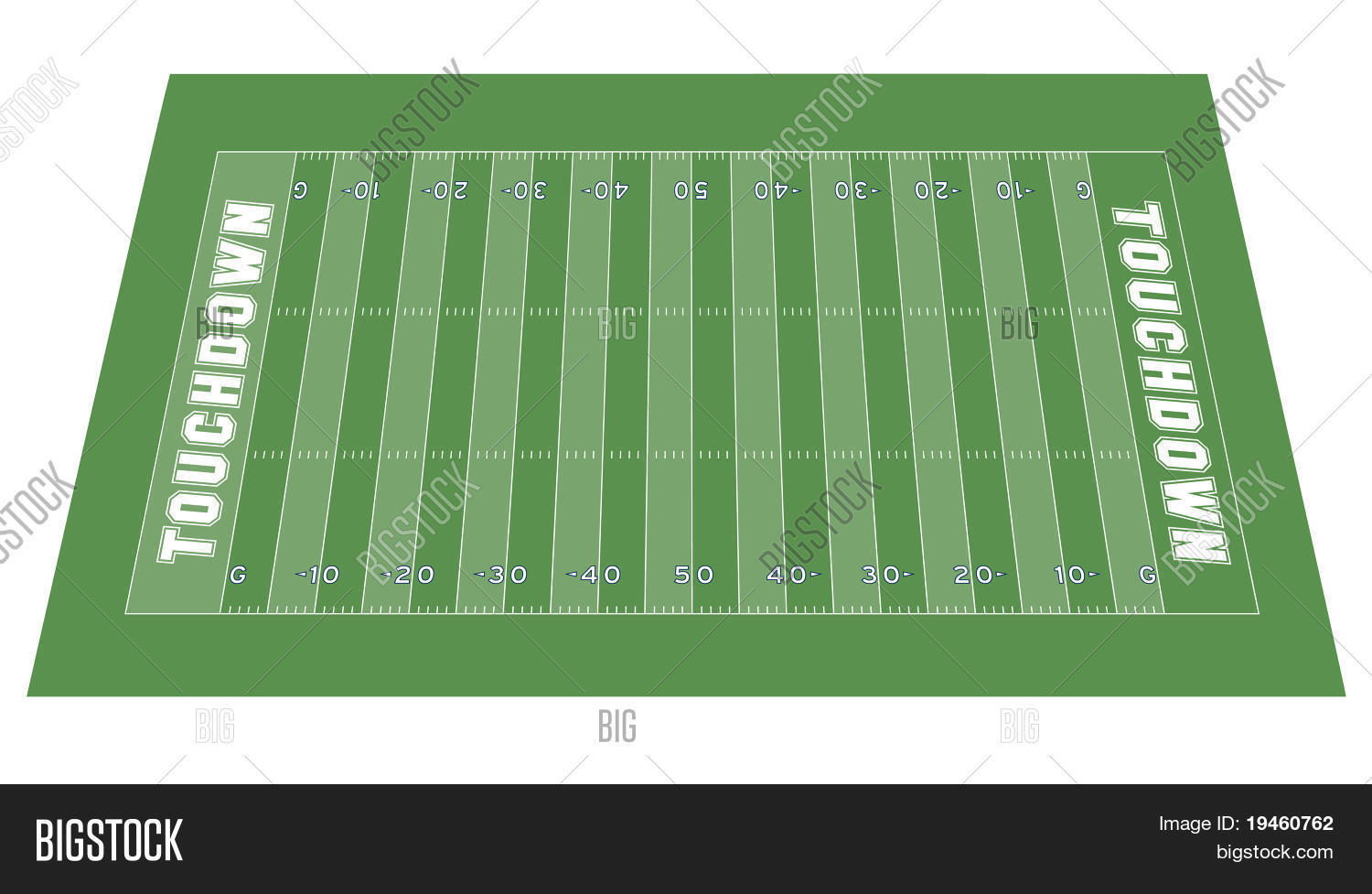 Football Field Vector Vector & Photo (Free Trial) | Bigstock