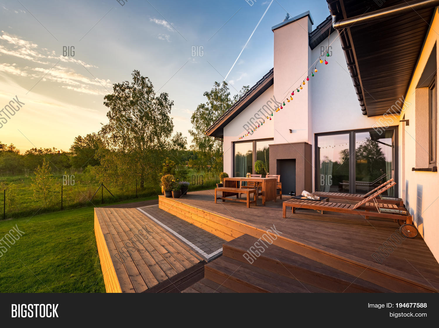 Modern House Patio Image & Photo (Free Trial) | Bigstock