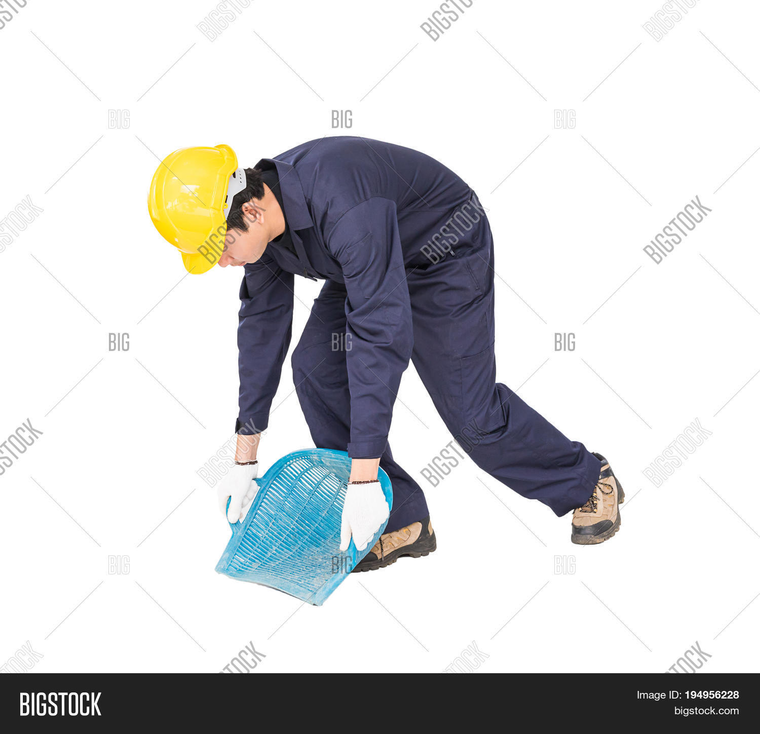 Young Worker Hold Hod Image & Photo (Free Trial) | Bigstock