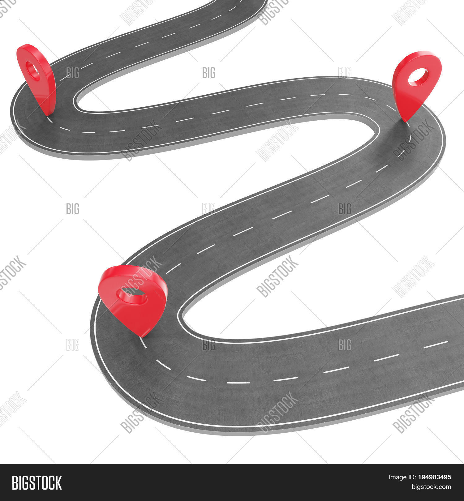Road Infographic Pin Image & Photo (Free Trial) | Bigstock