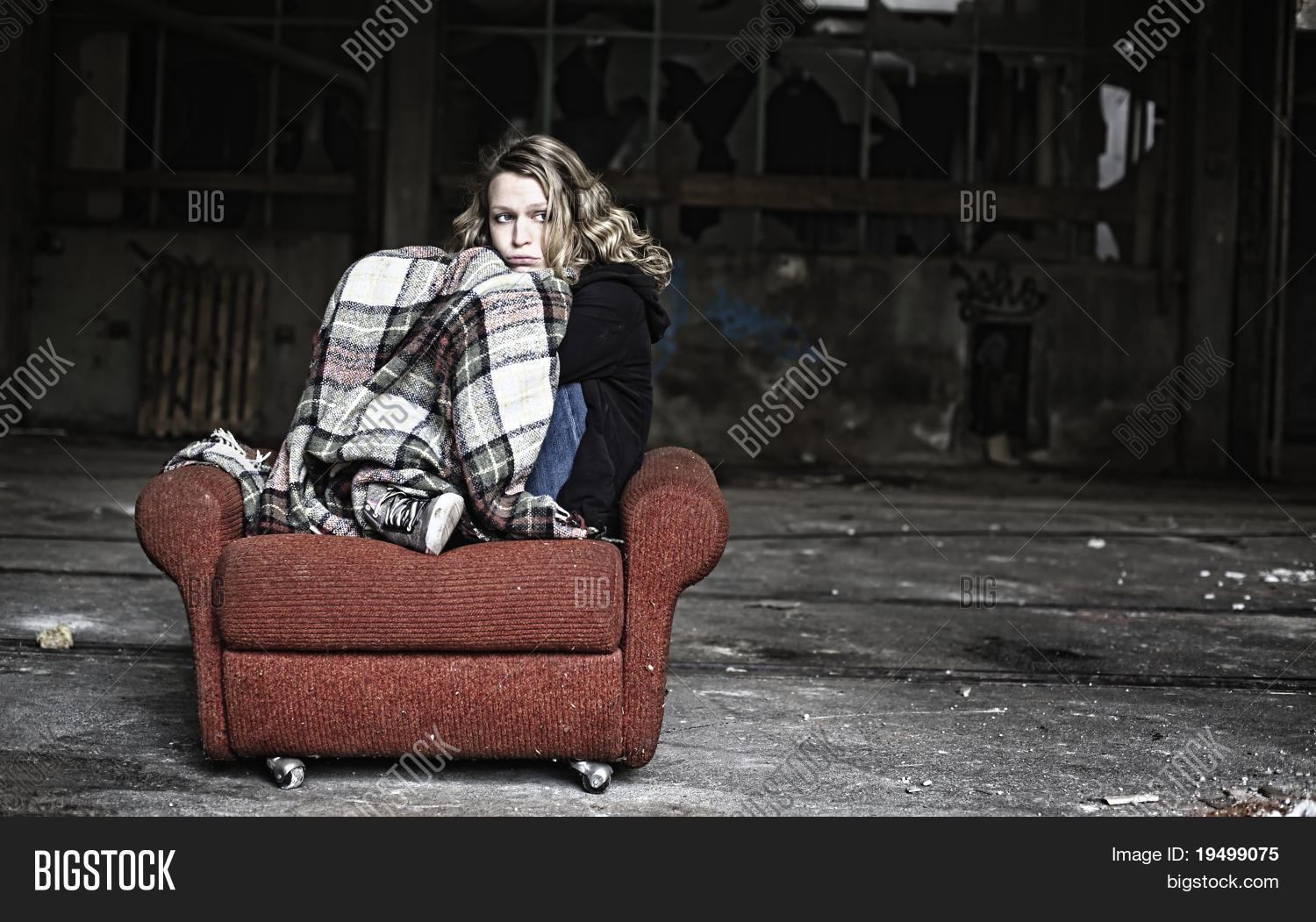 Sad Girl Sitting Image & Photo (Free Trial) | Bigstock