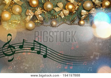 Christmas Music Notes Background Images, Illustrations & Vectors (Free ...