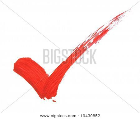 Check Mark Red Bold Image & Photo (Free Trial) | Bigstock