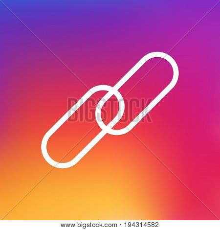 Isolated Link Outline Vector & Photo (Free Trial) | Bigstock