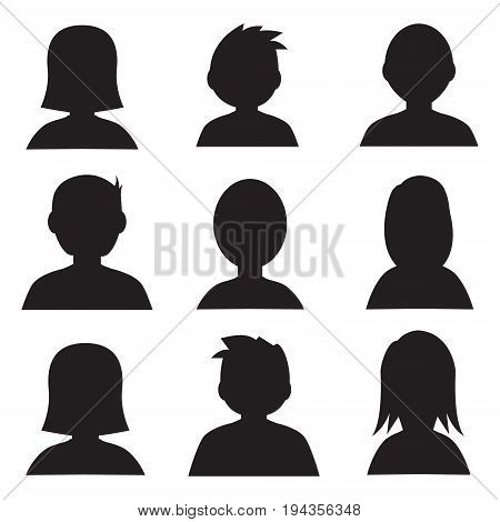 Male Female Head Vector & Photo (Free Trial) | Bigstock