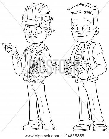 Cartoon Engineer Vector & Photo (Free Trial) | Bigstock