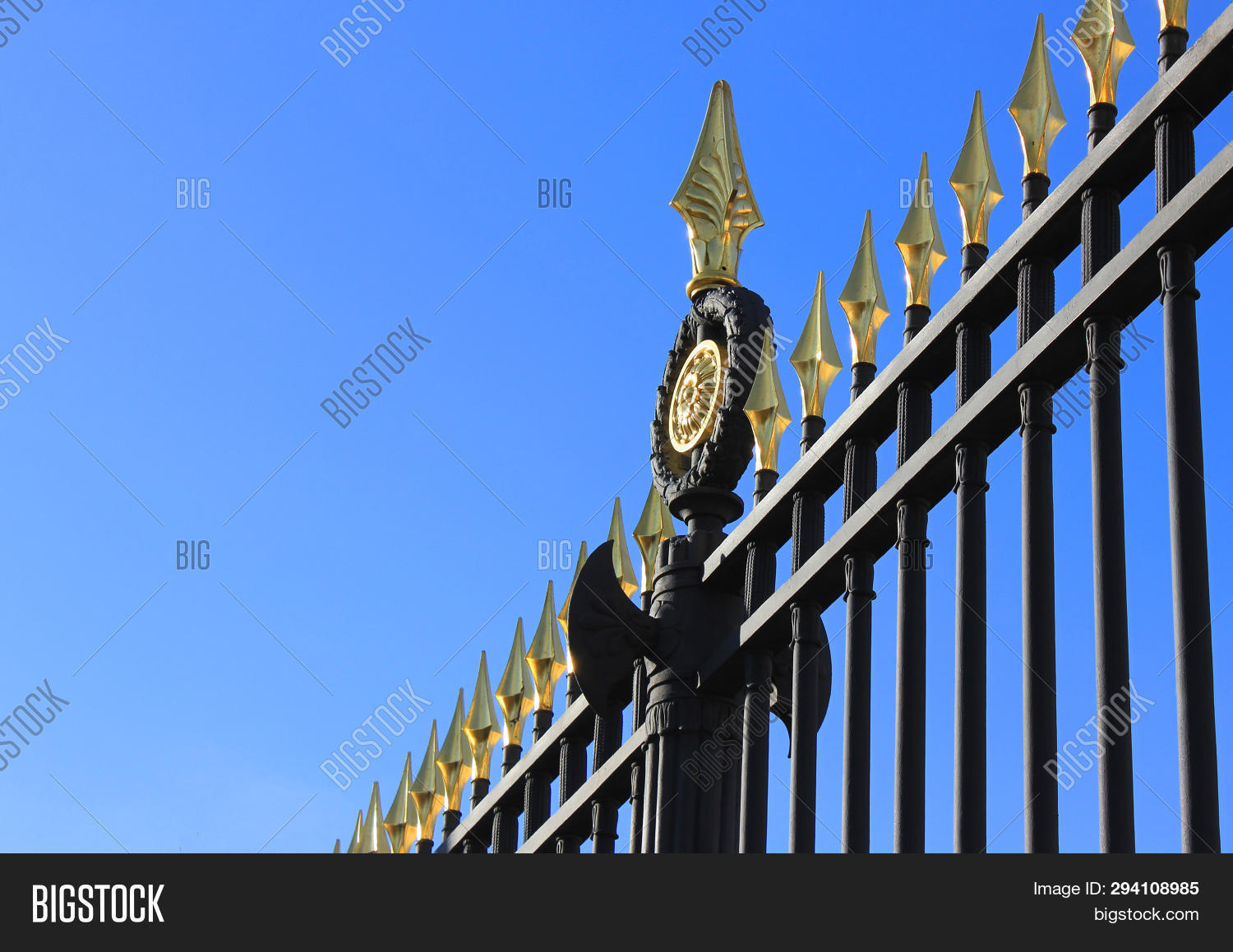 Fence,golden Image & Photo (Free Trial) | Bigstock