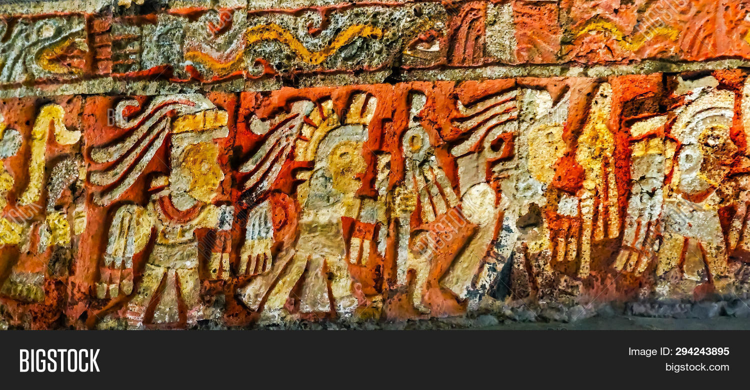 Ancient Carvings Aztec Image & Photo (Free Trial) | Bigstock