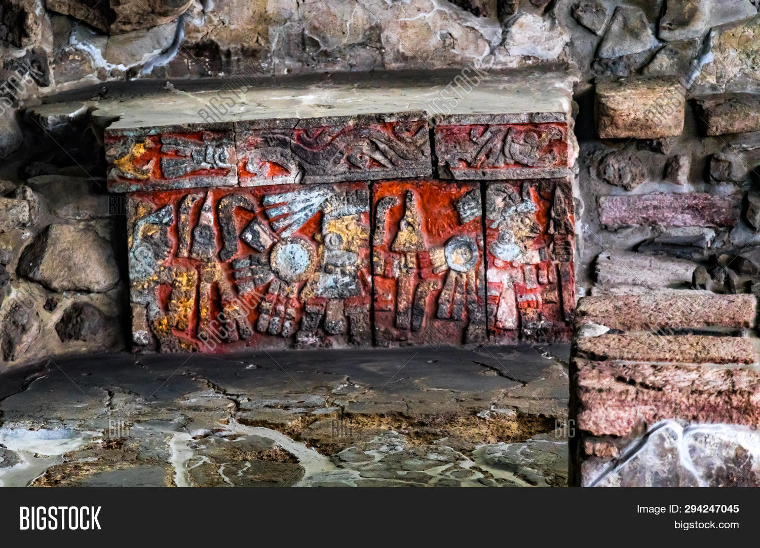 Ancient Carvings Aztec Image & Photo (Free Trial) | Bigstock