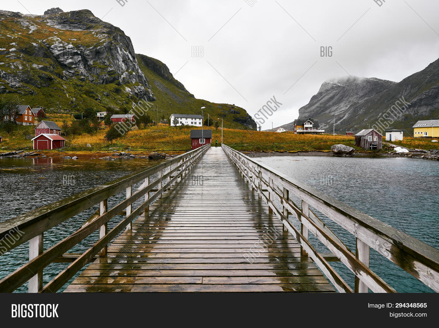 Wooden Bridge On Water Image & Photo (Free Trial) | Bigstock