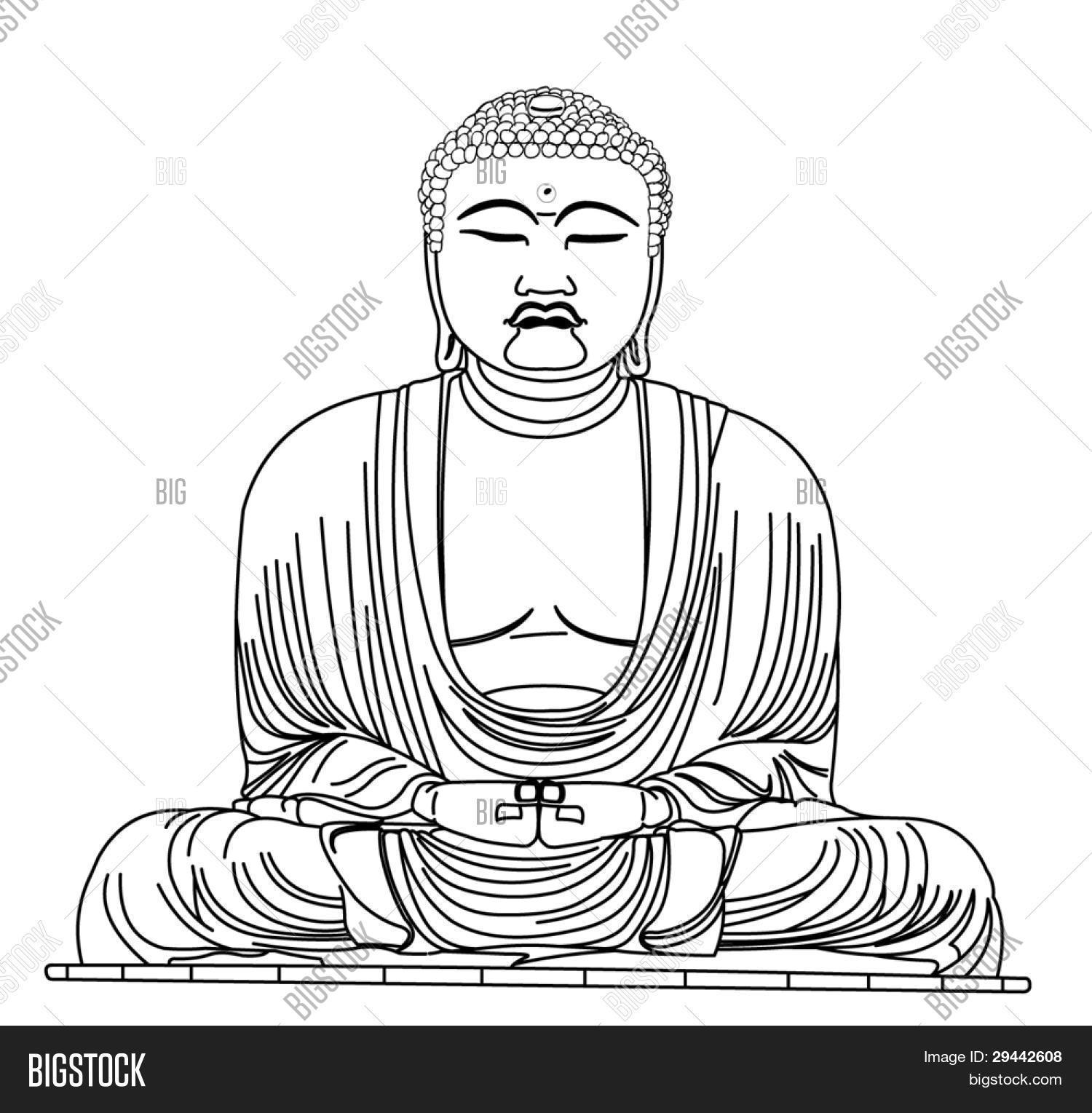 Buddha Vector Figure Vector & Photo (Free Trial) | Bigstock