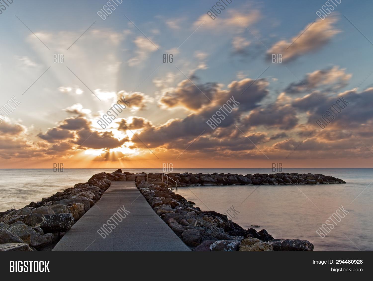 Rocky Jetty / Pier Image & Photo (Free Trial) | Bigstock