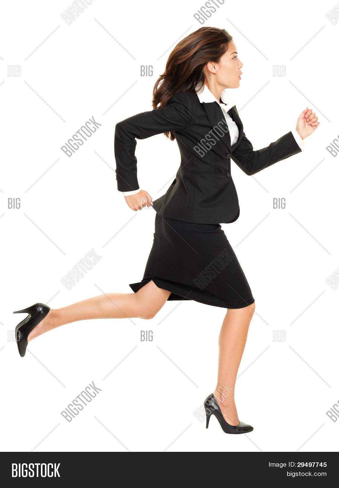 Business Woman Running Image & Photo (Free Trial) | Bigstock