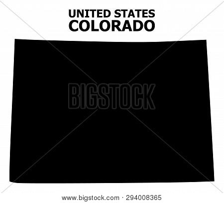 Vector Map Colorado Vector & Photo (Free Trial) | Bigstock