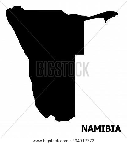 Vector Map Namibia Vector & Photo (Free Trial) | Bigstock