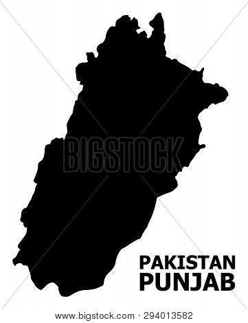 Vector Map Punjab Vector & Photo (Free Trial) | Bigstock