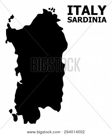 Vector Map Sardinia Vector & Photo (Free Trial) | Bigstock