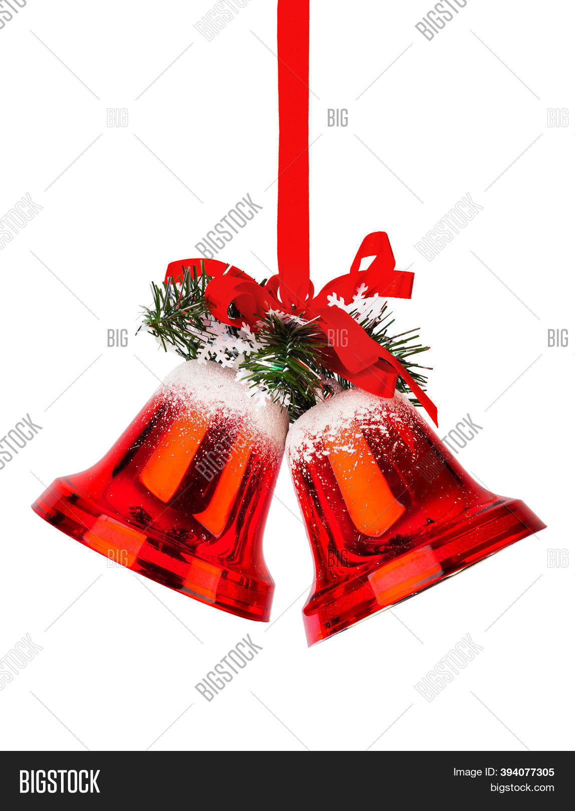 Christmas Bells Red Image & Photo (Free Trial) | Bigstock