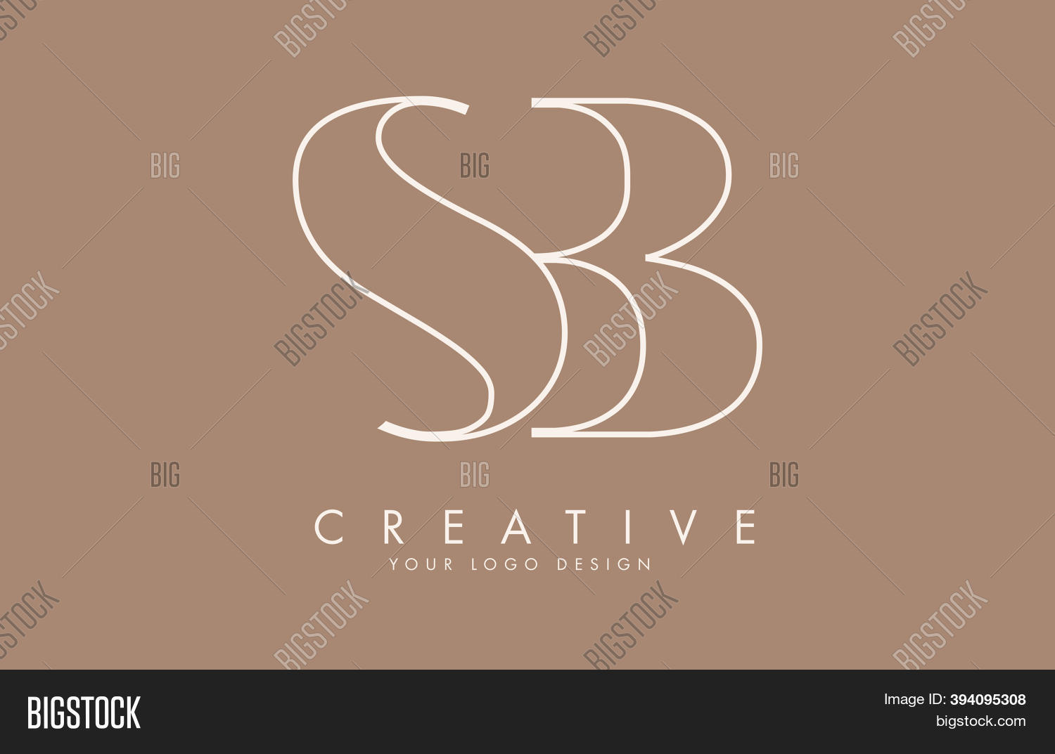 Outline Sb S B Logo Vector & Photo (Free Trial) | Bigstock