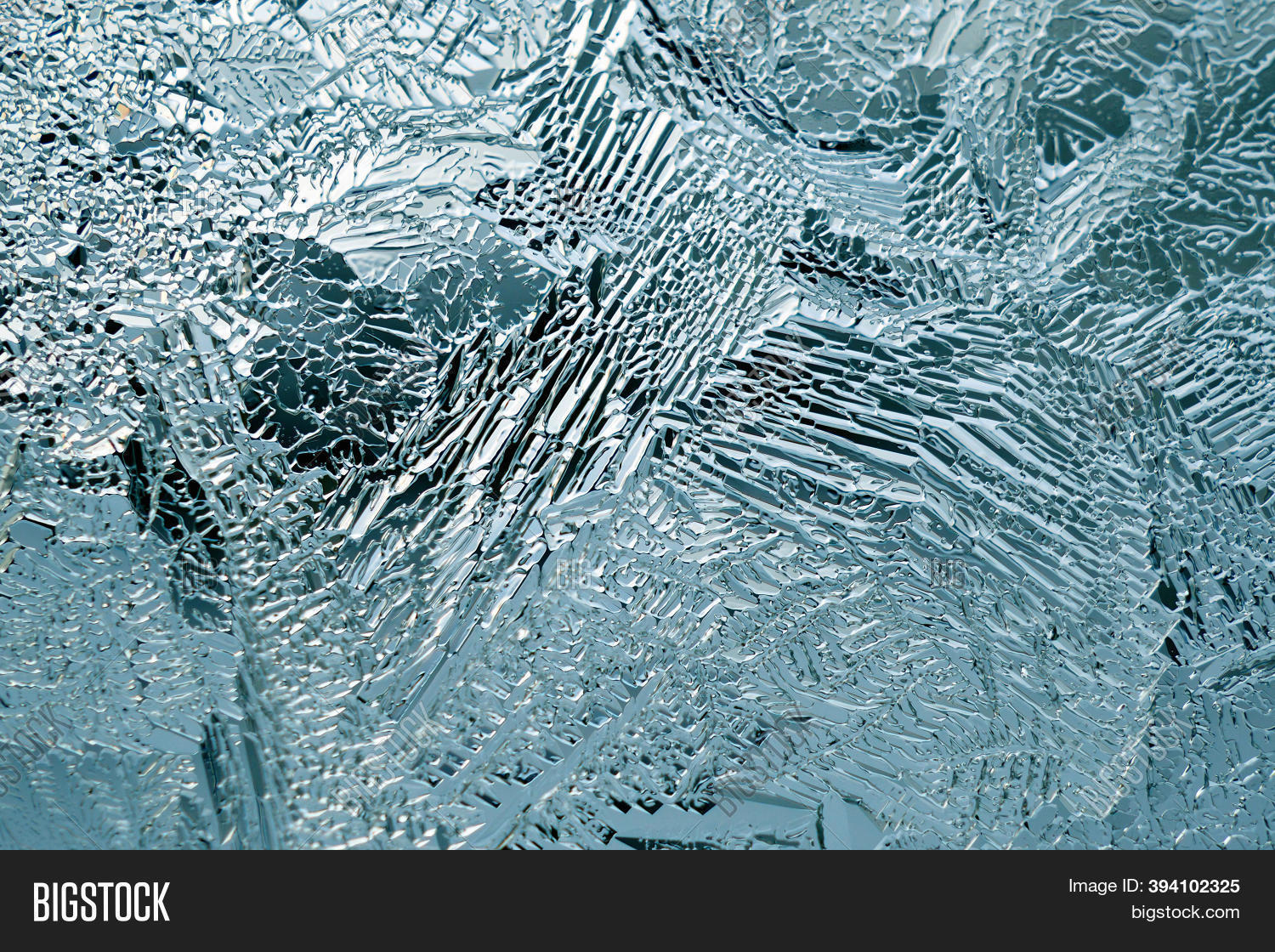 Ice Crystals Close On Image & Photo (Free Trial) | Bigstock