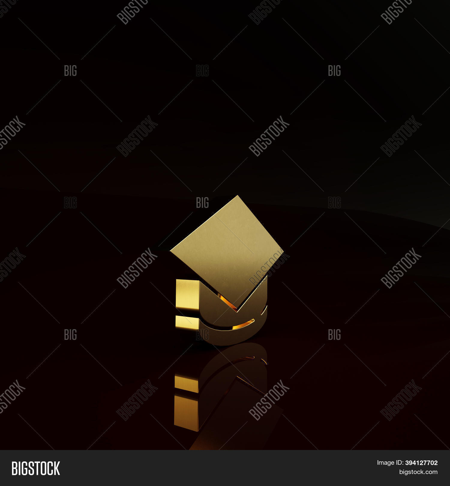 Gold Graduation Cap Image & Photo (Free Trial) | Bigstock