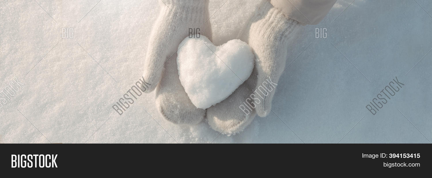 Snow Heart Hands. Image & Photo (Free Trial) | Bigstock