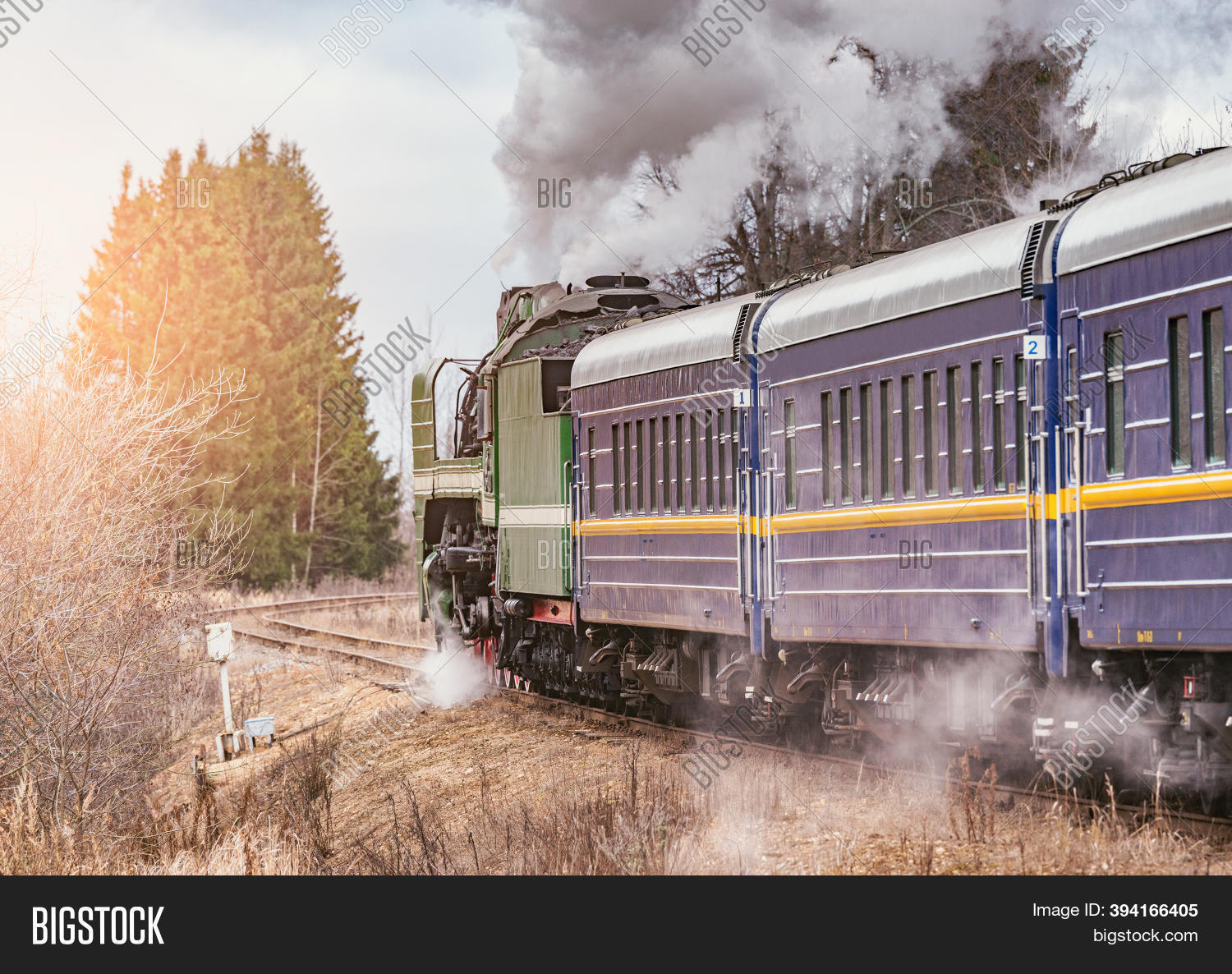 Steam Train Moves Image & Photo (Free Trial) | Bigstock