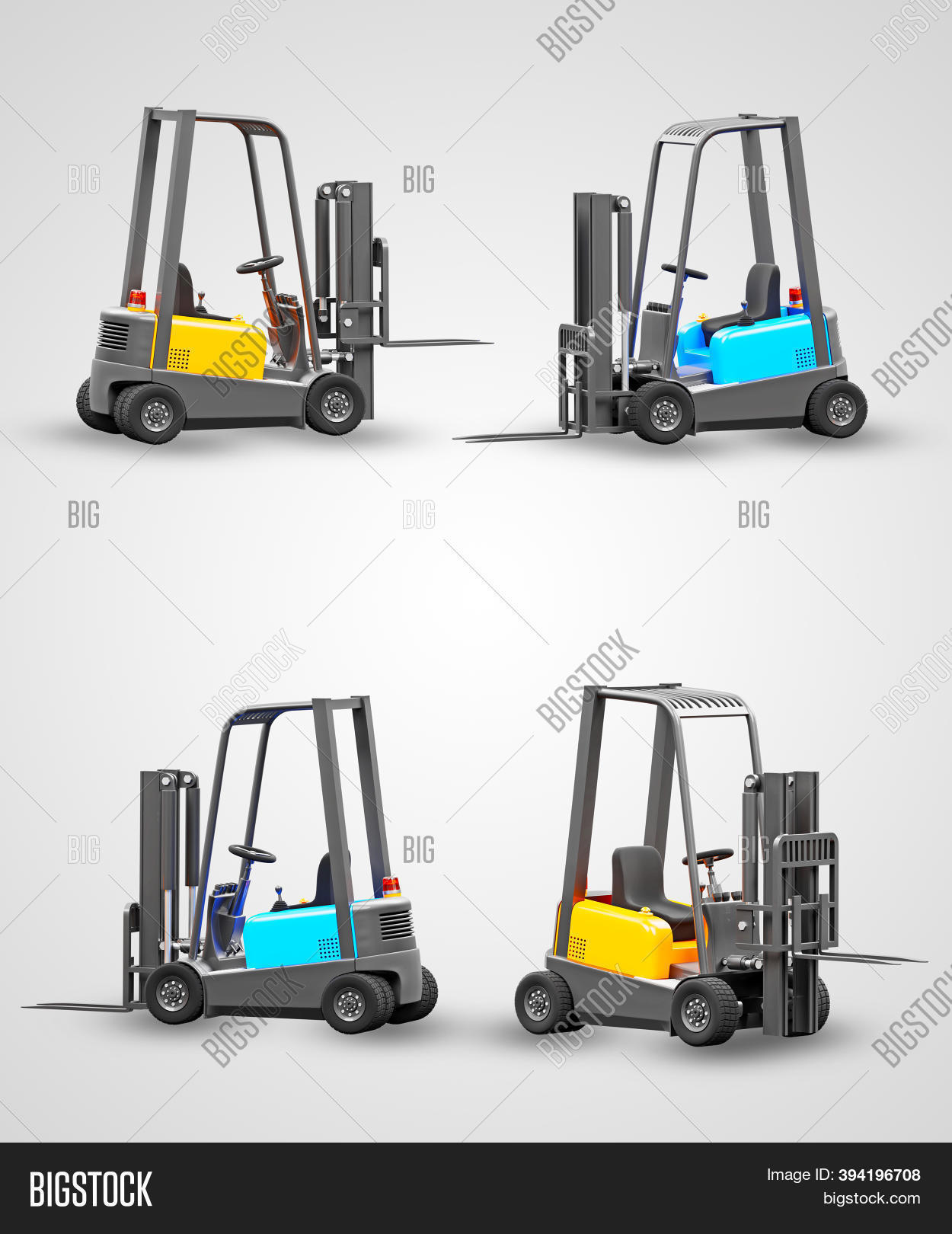 Forklifts Carrier Image & Photo (Free Trial) | Bigstock