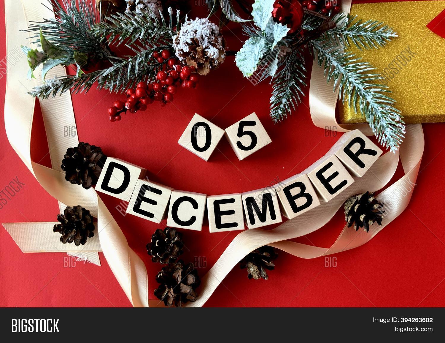 December 5 On Wooden Image & Photo (Free Trial) | Bigstock