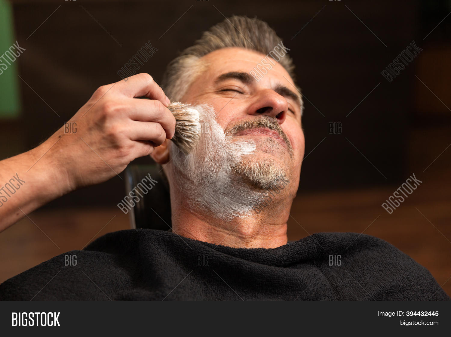 Barber's Hand Puts Image & Photo (Free Trial) | Bigstock