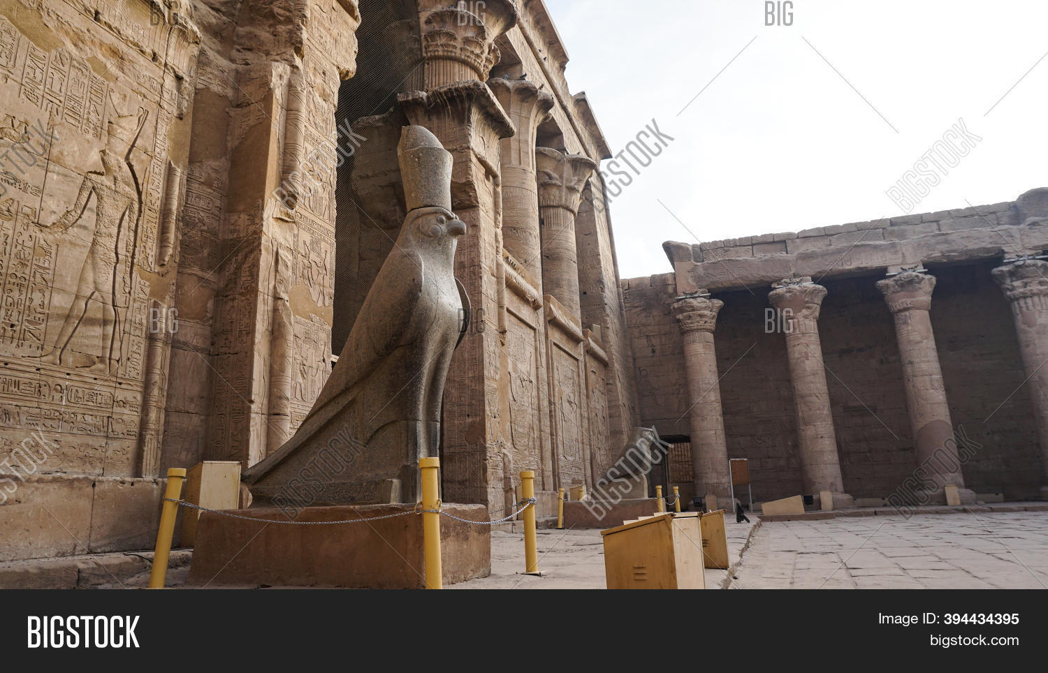Edfu Temple Horus Image & Photo (Free Trial) | Bigstock