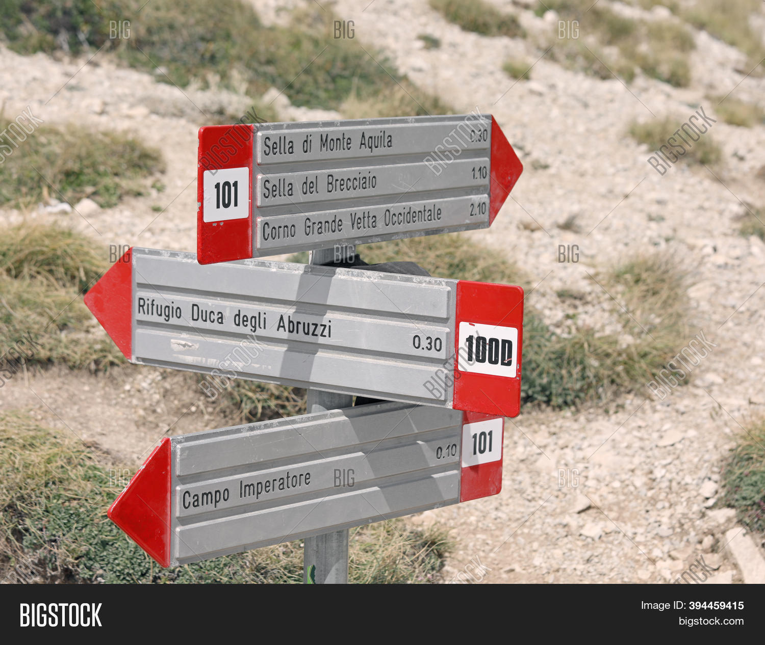 Sign Along Path Main Image & Photo (Free Trial) | Bigstock