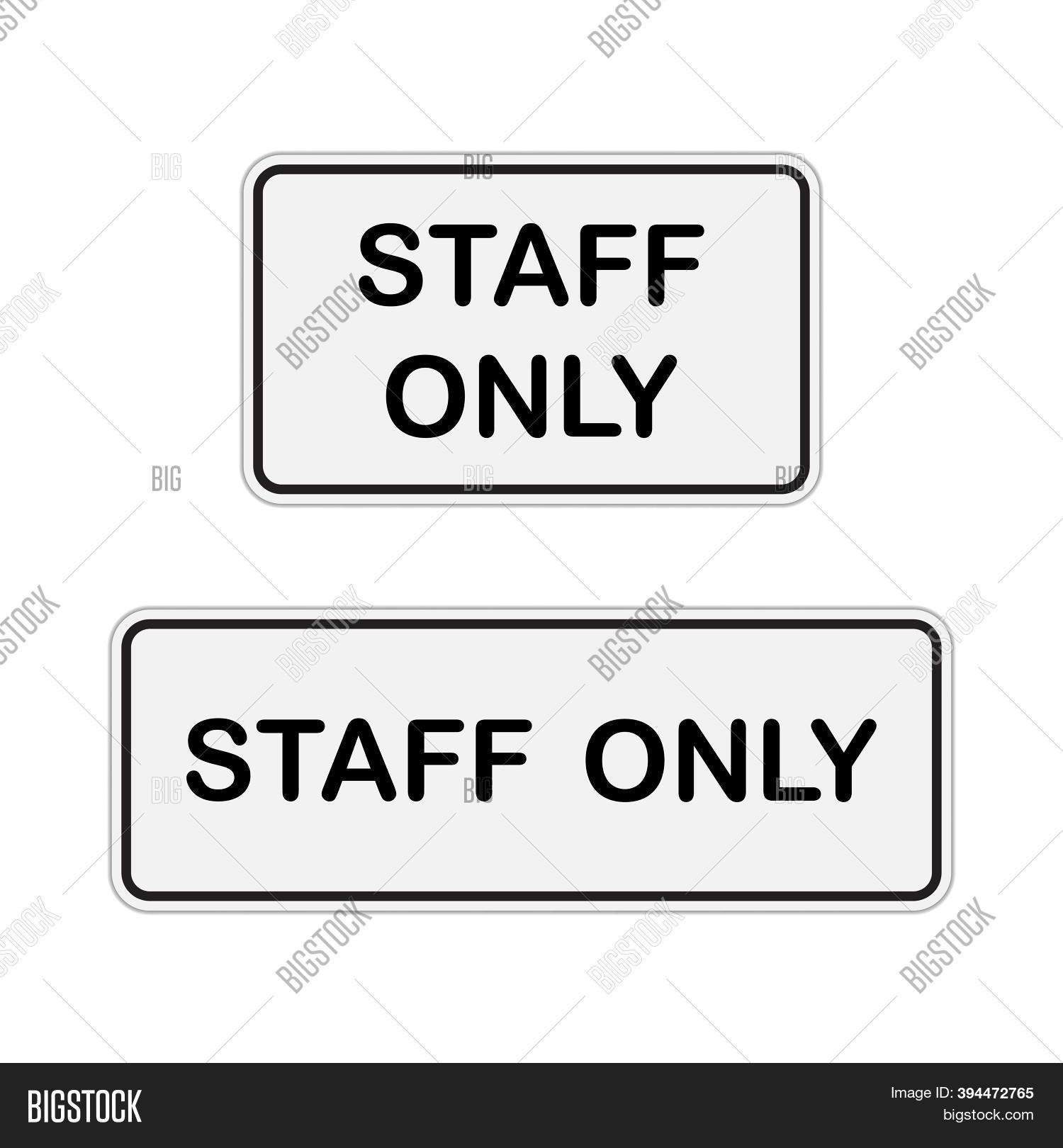 Sign No Entry Staff Image & Photo (Free Trial) | Bigstock