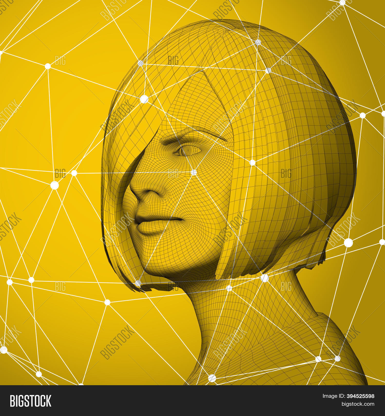 Head Person 3d Grid. Image & Photo (Free Trial) | Bigstock