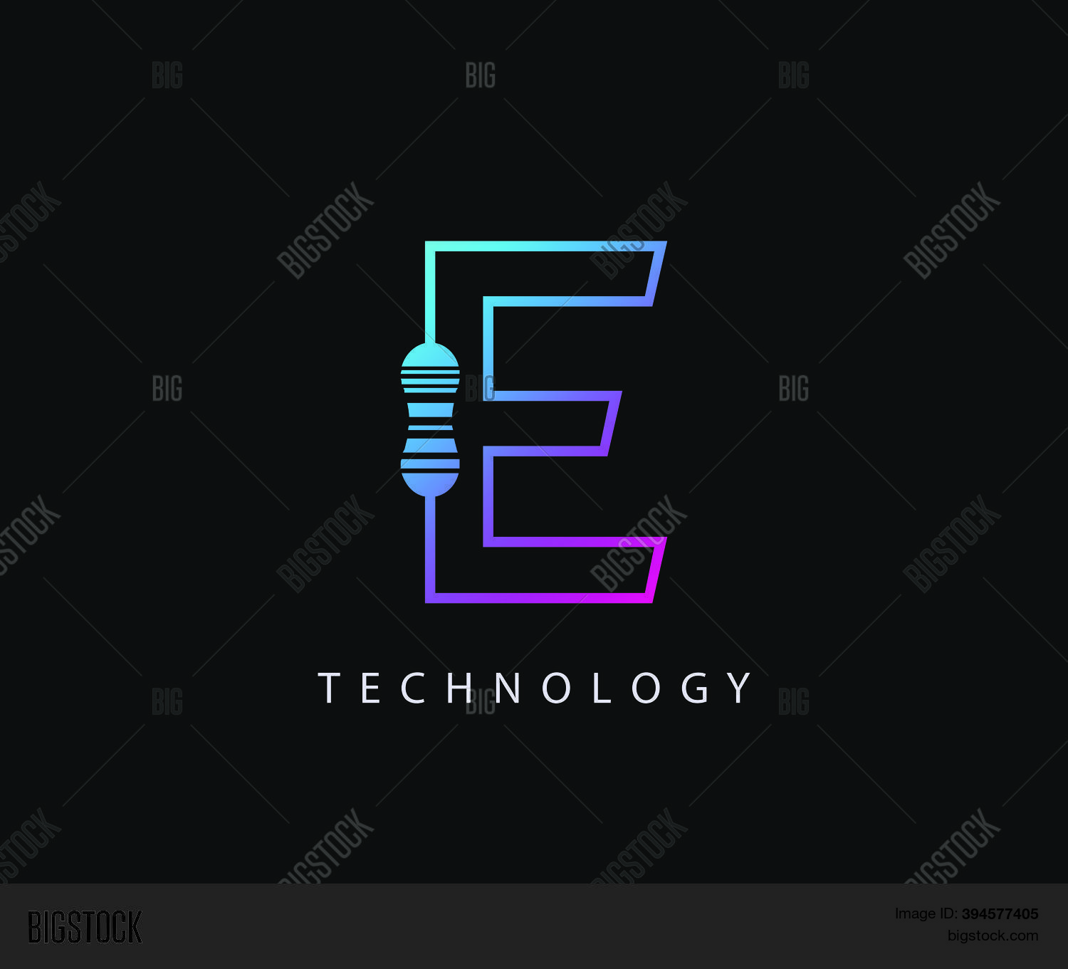 Electrical E Letter Vector & Photo (Free Trial) | Bigstock