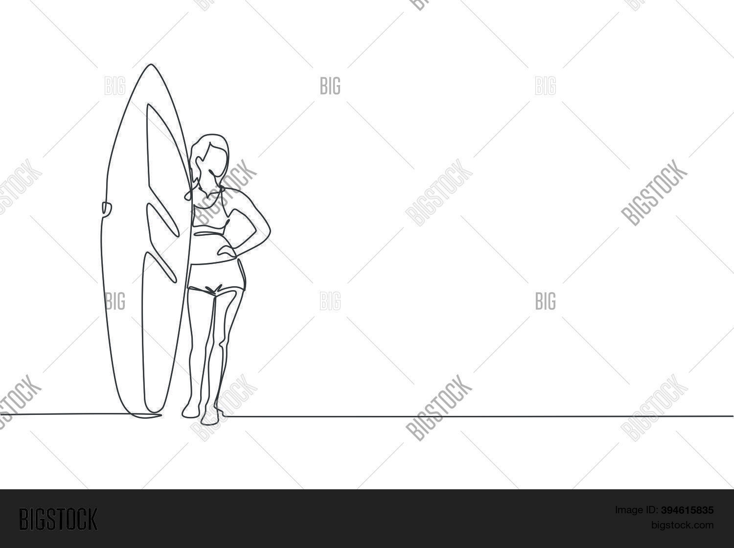 One Single Line Vector & Photo (Free Trial) | Bigstock