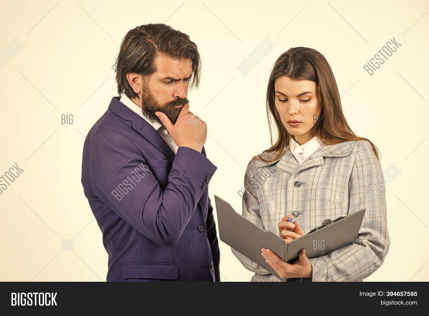 Boss Employee Work Image & Photo (Free Trial) | Bigstock