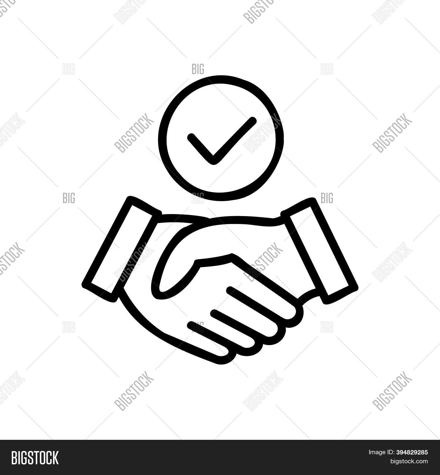 Shake Hands Icon Image & Photo (Free Trial) | Bigstock