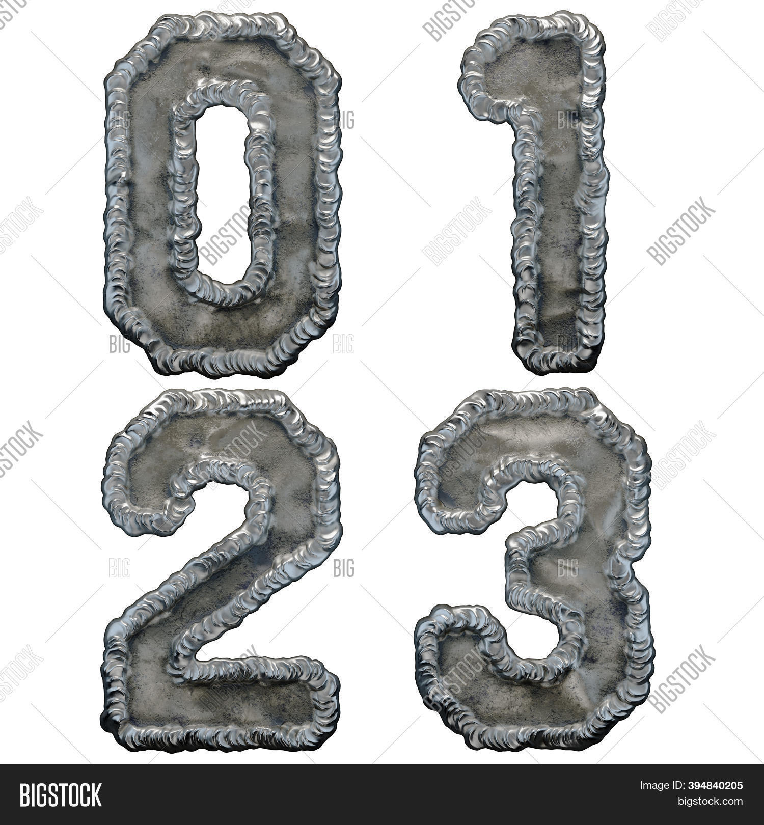 Set Numbers 0, 1, 2, 3 Image & Photo (Free Trial) | Bigstock