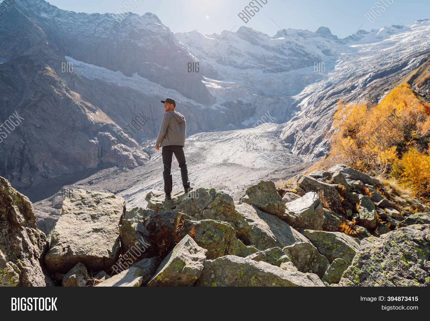 Hiker Man Mountains. Image & Photo (Free Trial) | Bigstock