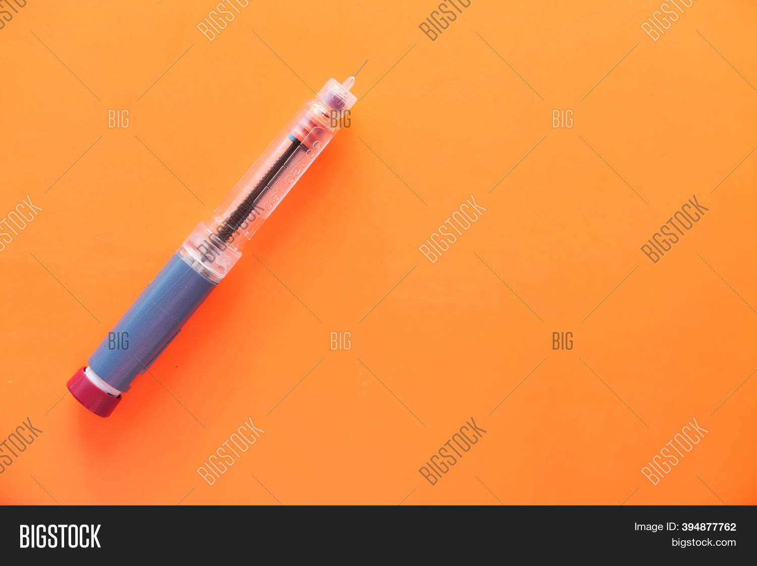 Insulin Pens On Orange Image & Photo (Free Trial) | Bigstock