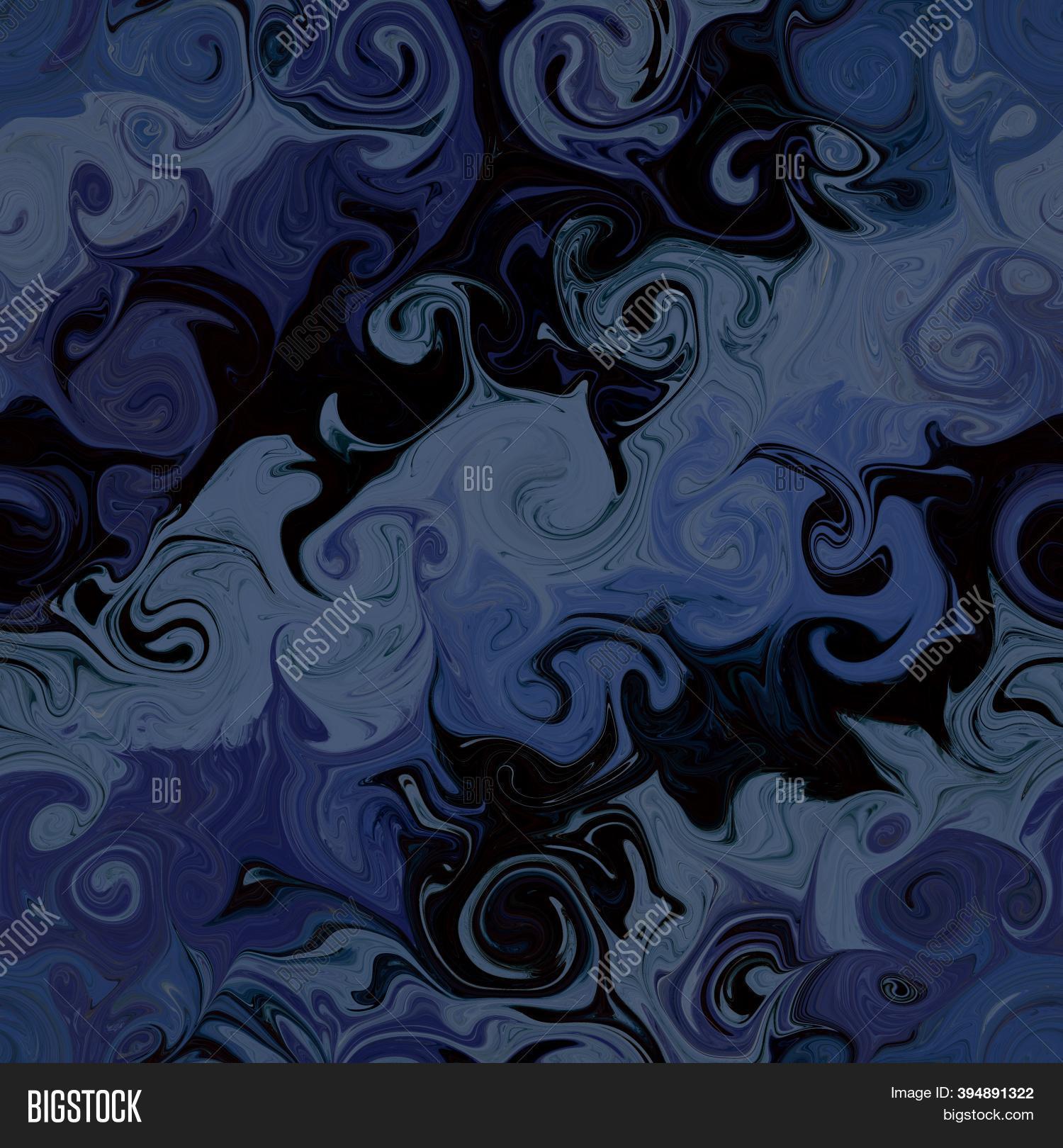 Dark Blue Swirls Paper Image & Photo (Free Trial) | Bigstock